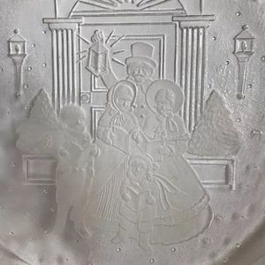 Smith Glass | Dining | Vintage Christmas Plate Smith Glass Carolers New ...